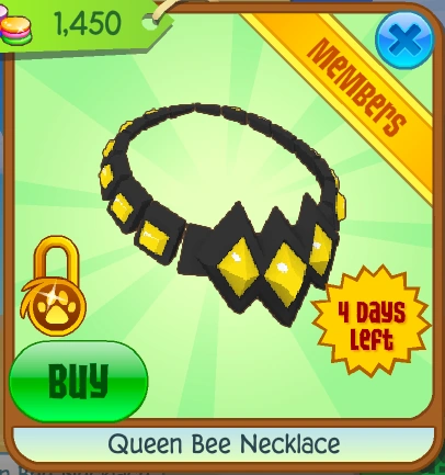 Queen Bee Necklace | Animal Jam Classic Wiki | Fandom