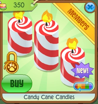 Candy Cane Candles | Animal Jam Classic Wiki | Fandom