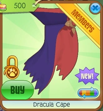 Dracula Cape | Animal Jam Classic Wiki | Fandom