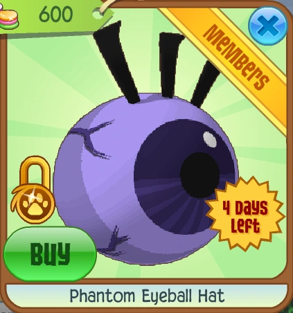 Phantom Eyeball Hat | Animal Jam Classic Wiki | Fandom
