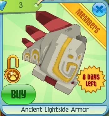 Ancient Lightside Armor | Animal Jam Classic Wiki | Fandom