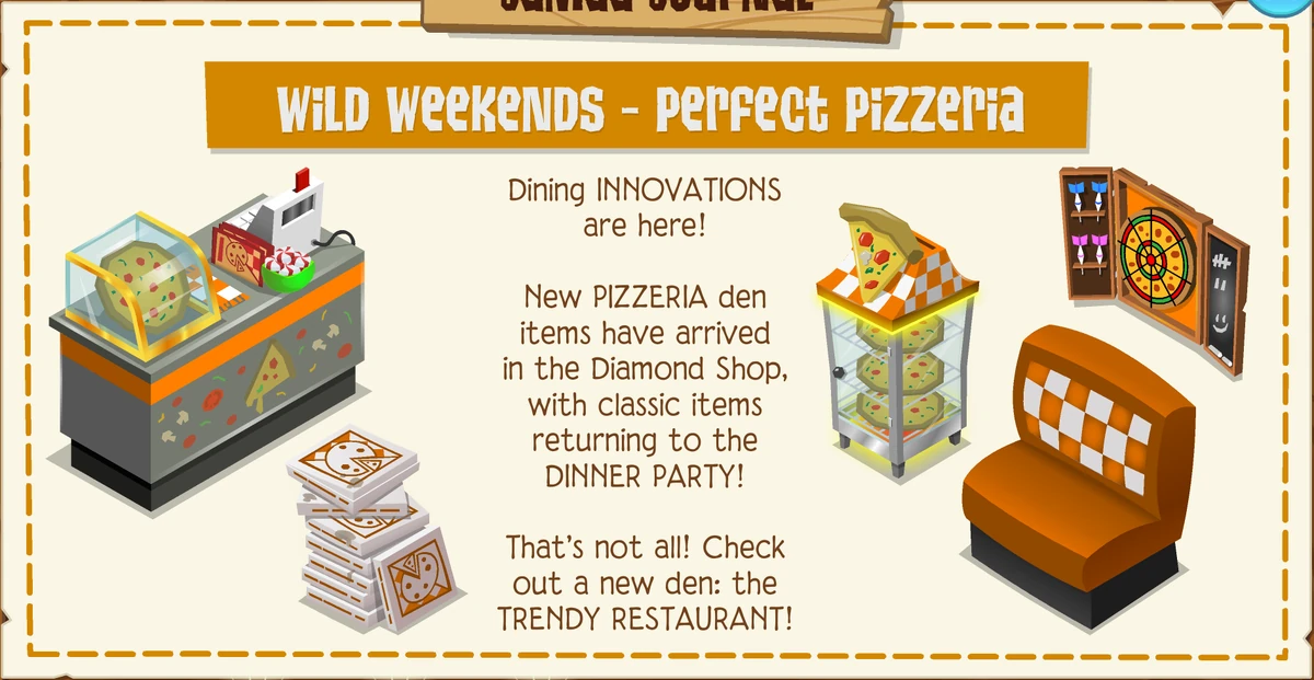 Perfect Pizzeria | Animal Jam Classic Wiki | Fandom