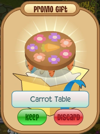 Carrot Table | Animal Jam Classic Wiki | Fandom