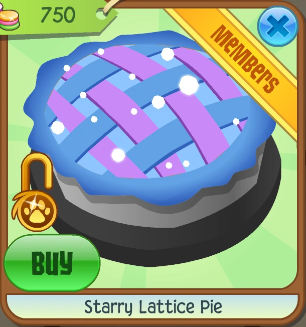 Starry Lattice Pie | Animal Jam Classic Wiki | Fandom
