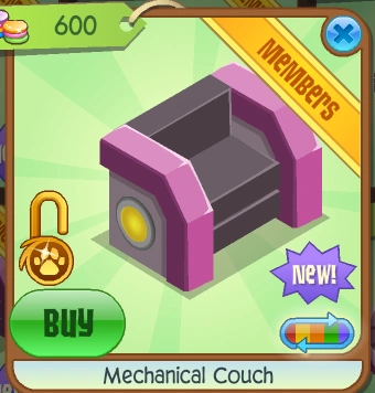 Mechanical Couch | Animal Jam Classic Wiki | Fandom