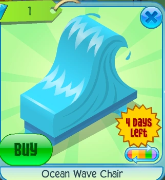 Ocean Wave Chair | Animal Jam Classic Wiki | Fandom