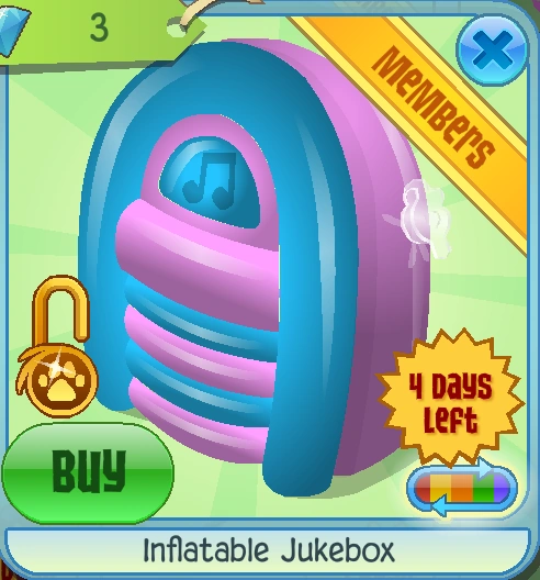 Inflatable Jukebox | Animal Jam Classic Wiki | Fandom