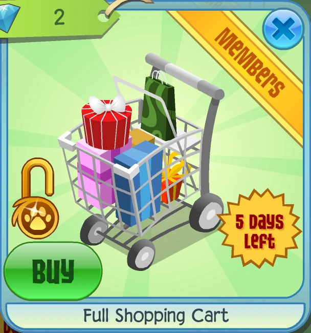 Full Shopping Cart | Animal Jam Classic Wiki | Fandom