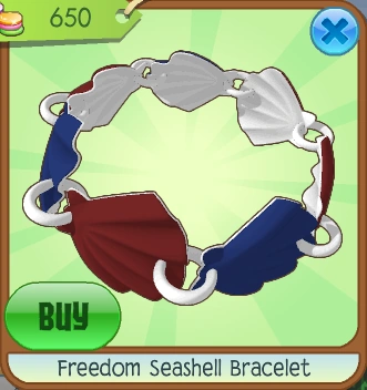 Freedom Seashell Bracelet | Animal Jam Classic Wiki | Fandom