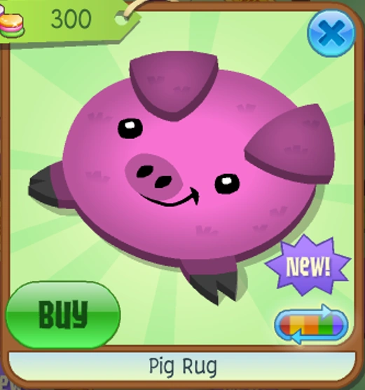 Pig Rug | Animal Jam Classic Wiki | Fandom