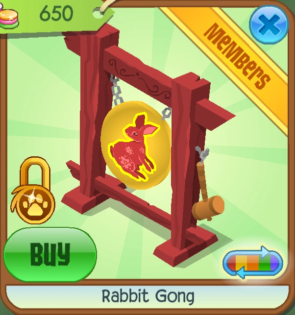 Rabbit Gong | Animal Jam Classic Wiki | Fandom