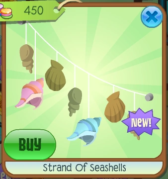 Strand Of Seashells | Animal Jam Classic Wiki | Fandom
