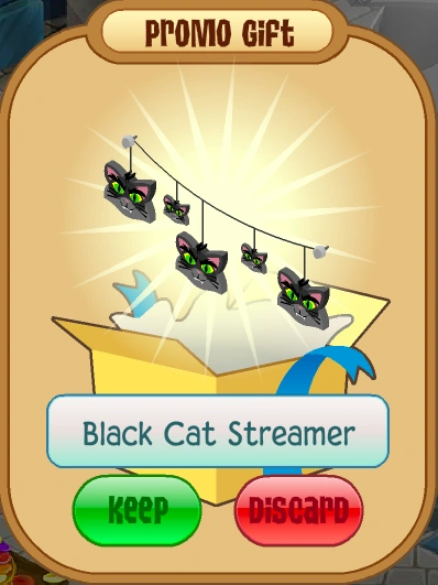Black Cat Streamer | Animal Jam Classic Wiki | Fandom