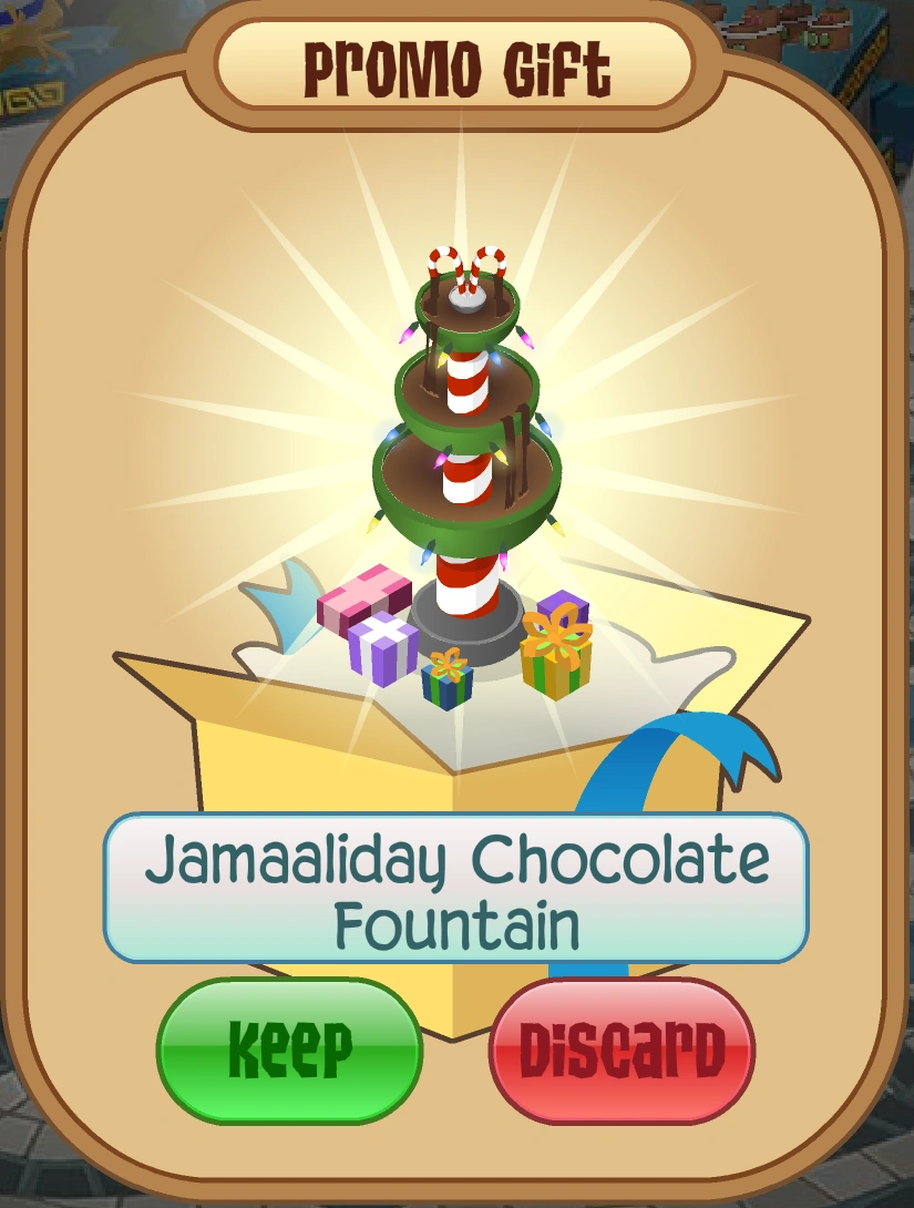 Jamaaliday Chocolate Fountain | Animal Jam Classic Wiki | Fandom