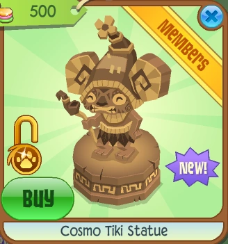 Cosmo Tiki Statue | Animal Jam Classic Wiki | Fandom