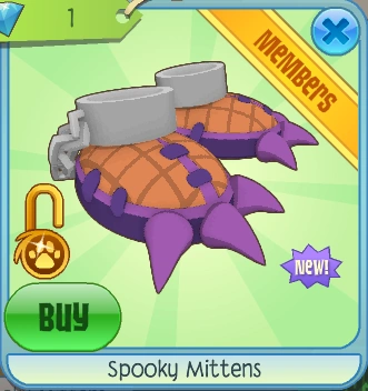 Spooky Mittens | Animal Jam Classic Wiki | Fandom
