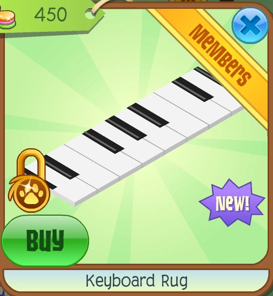 Keyboard Rug | Animal Jam Classic Wiki | Fandom