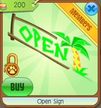 Open Sign | Animal Jam Classic Wiki | Fandom