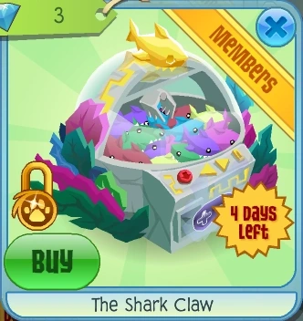 The Shark Claw | Animal Jam Classic Wiki | Fandom