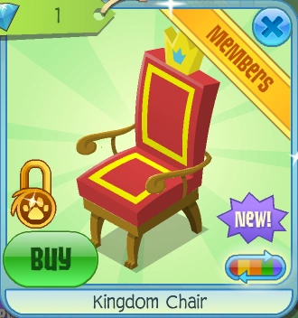 Kingdom Chair | Animal Jam Classic Wiki | Fandom