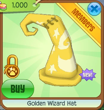 Golden Wizard Hat | Animal Jam Classic Wiki | Fandom