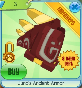 Juno's Ancient Armor | Animal Jam Classic Wiki | Fandom