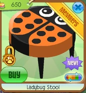 Ladybug Stool | Animal Jam Classic Wiki | Fandom