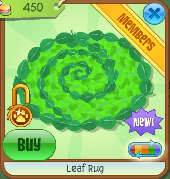 Leaf Rug | Animal Jam Classic Wiki | Fandom
