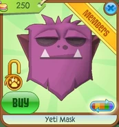 Yeti Mask | Animal Jam Classic Wiki | Fandom