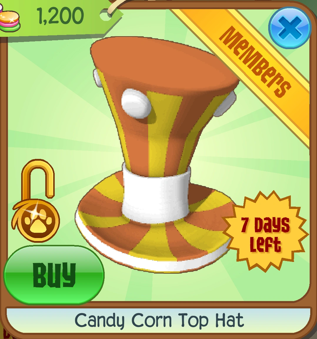 Candy Corn Top Hat | Animal Jam Classic Wiki | Fandom