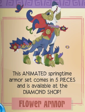 Flower Armor Set | Animal Jam Classic Wiki | Fandom
