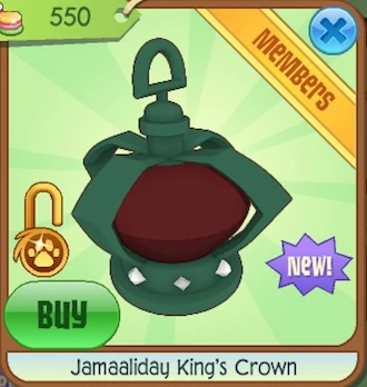 Jamaaliday King's Crown | Animal Jam Classic Wiki | Fandom