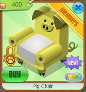 Pig Chair | Animal Jam Classic Wiki | Fandom