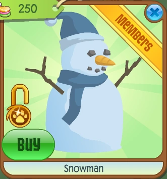 Snowman | Animal Jam Classic Wiki | Fandom