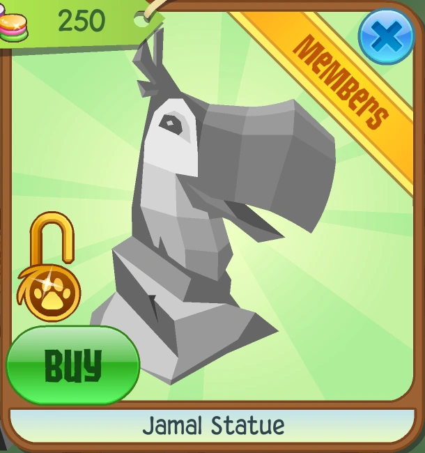 Jamal Statue | Animal Jam Classic Wiki | Fandom