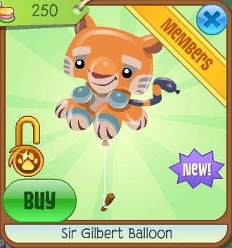 Sir Gilbert Balloon | Animal Jam Classic Wiki | Fandom