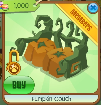 Pumpkin Couch | Animal Jam Classic Wiki | Fandom