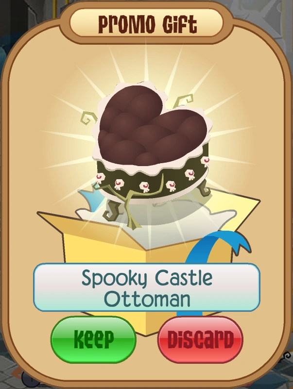 Spooky Castle Ottoman | Animal Jam Classic Wiki | Fandom