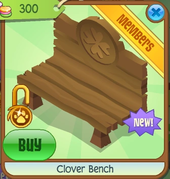 Clover Bench | Animal Jam Classic Wiki | Fandom