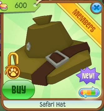 Safari Hat | Animal Jam Classic Wiki | Fandom