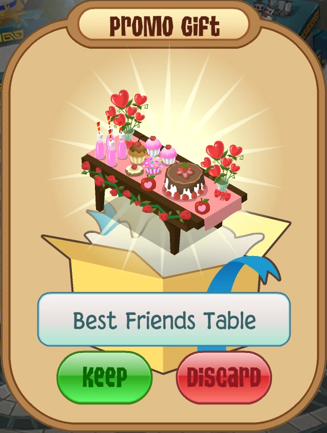 Best Friends Table | Animal Jam Classic Wiki | Fandom
