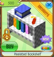 Pixelated Bookshelf | Animal Jam Classic Wiki | Fandom