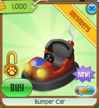 Bumper Car | Animal Jam Classic Wiki | Fandom
