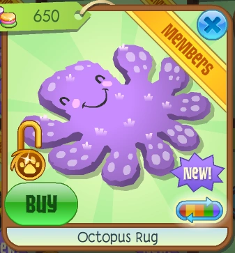 Octopus Rug | Animal Jam Classic Wiki | Fandom