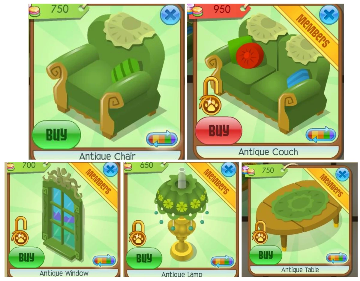 Antique Collection | Animal Jam Classic Wiki | Fandom