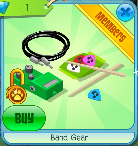 Band Gear | Animal Jam Classic Wiki | Fandom