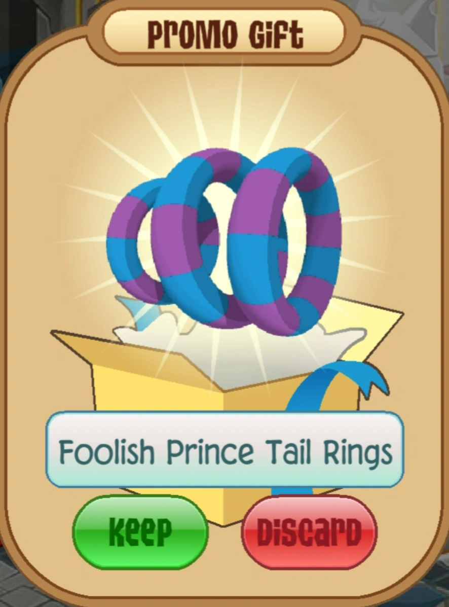 Foolish Prince Tail Rings | Animal Jam Classic Wiki | Fandom