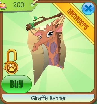 Giraffe Banner | Animal Jam Classic Wiki | Fandom