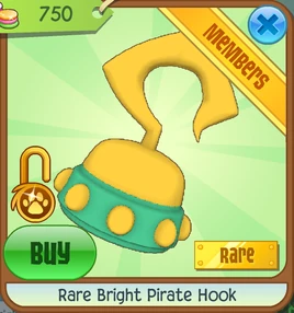 Rare Bright Pirate Hook | Animal Jam Classic Wiki | Fandom