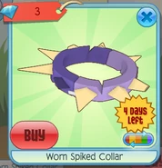 Worn Spiked Collar | Animal Jam Classic Wiki | Fandom